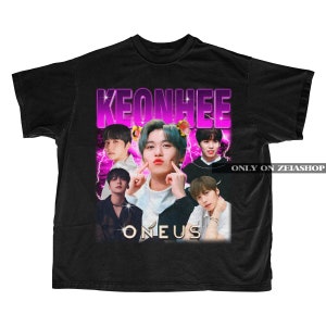 ONEUS Keonhee Retro 90s Bootleg Shirt Kpop T-shirt Oneus Shirt Kpop ...