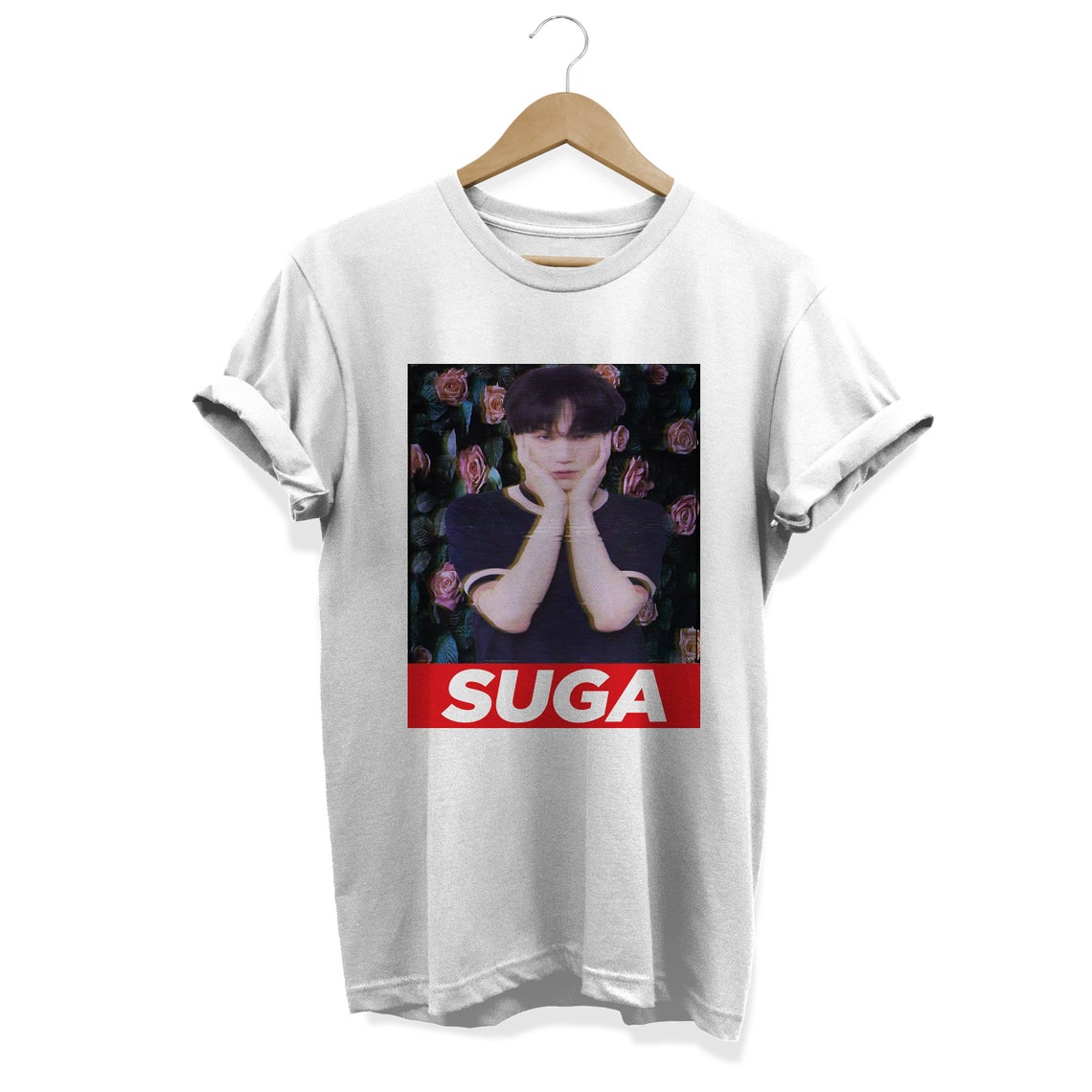 방탄소년단 BTS Suga T-shirt Bts Merch Kpop Idol Aesthetic Tee | Etsy