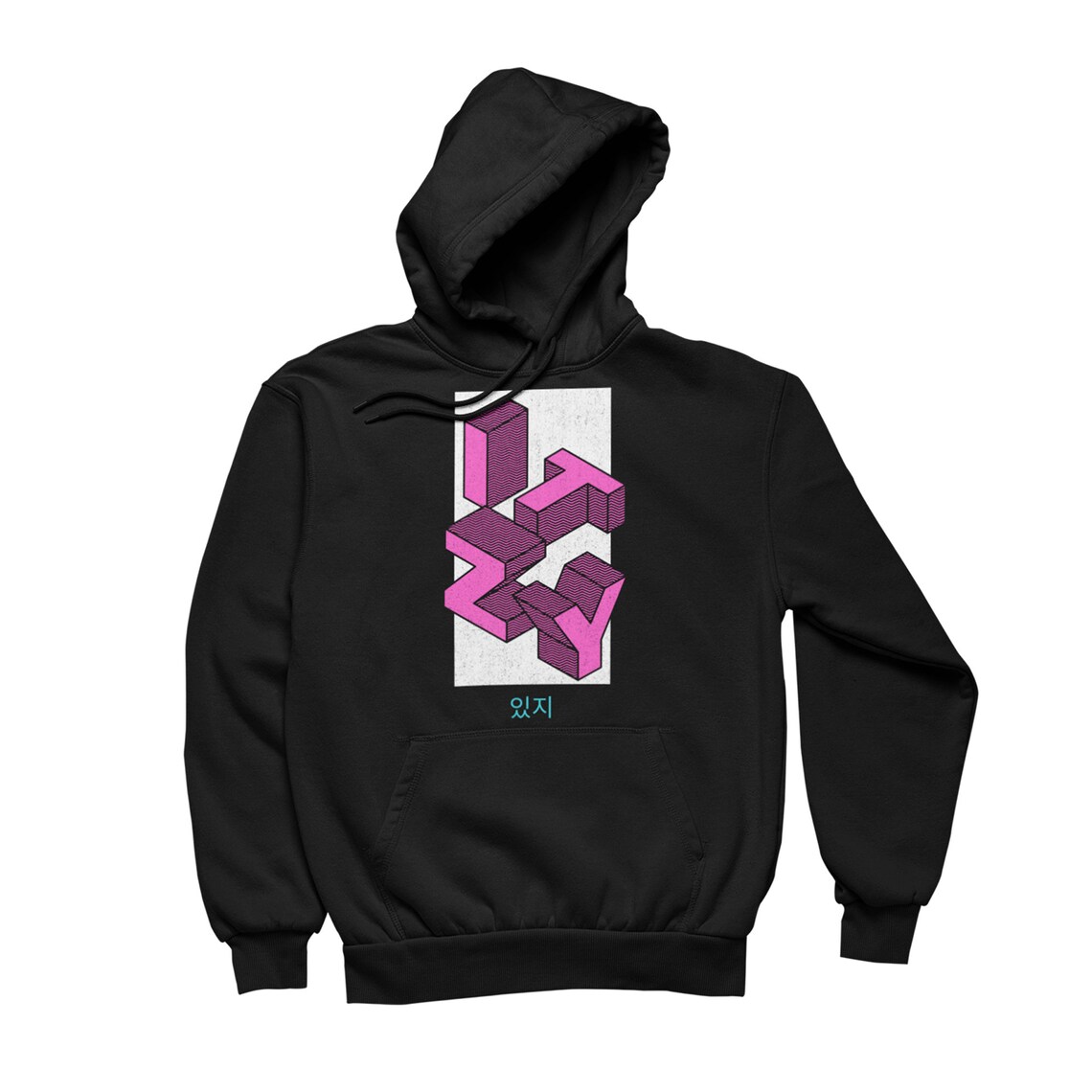 ITZY Hoodie Isometric Text Itzy Merch Midzy Kpop Hoodie | Etsy