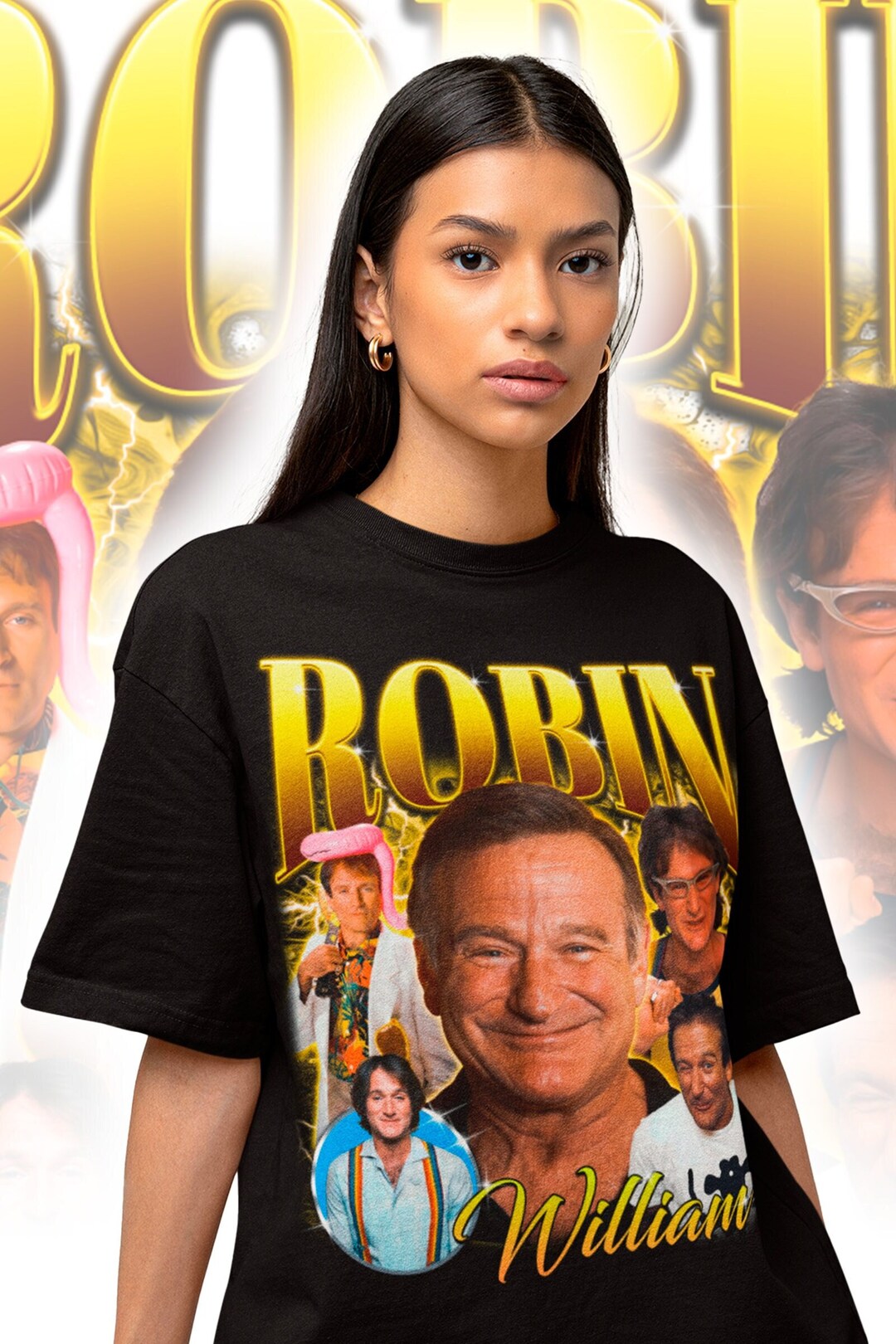 Retro Robin Williams T-shirt - Robin Williams Sweatshirt - Robin ...