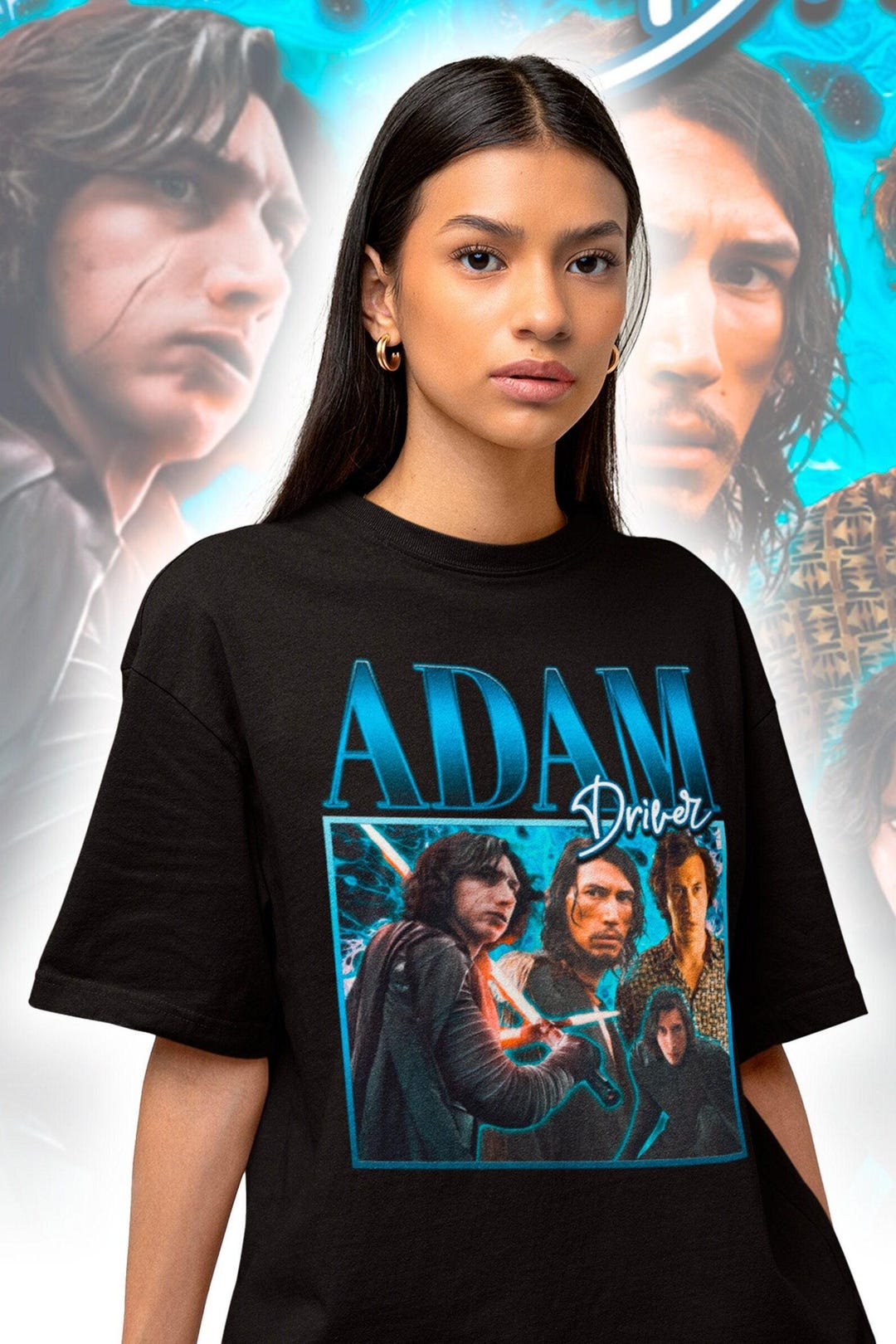 Adam Driver 90s Tee - Adam Driver Sweater - Adam Driver Fan Merch ...