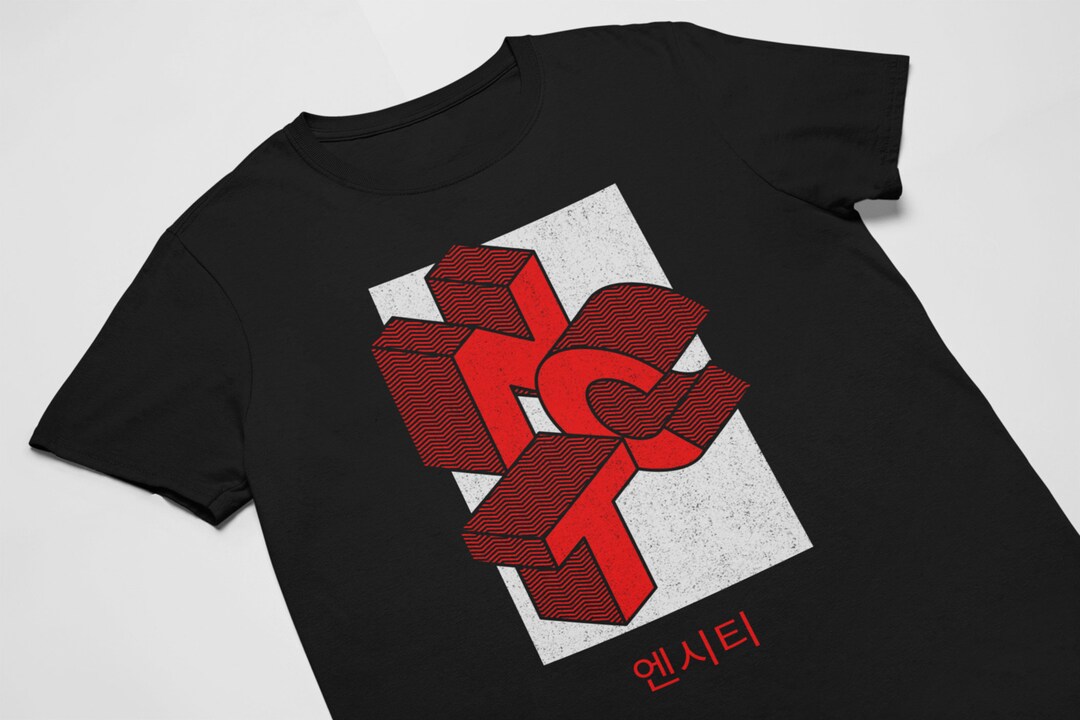 NCT Kpop T-shirt, Isometric Text, NCT 127, Kpop Merch, Nct Merch ...