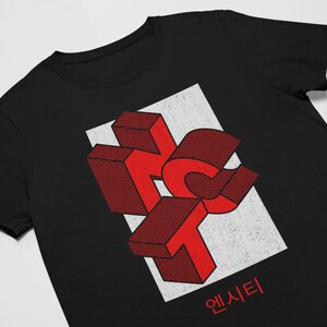 NCT Kpop T-shirt, Isometric Text, NCT 127, Kpop Merch, Nct Merch ...