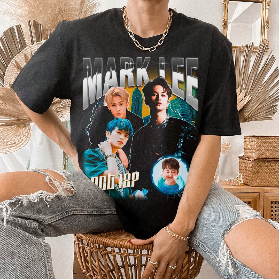 NCT 127 Mark Lee Retro Vintage Tee - Kpop Shirt - Kpop Merch - Nct ...