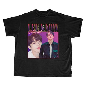 Stray Kids Lee Know Retro Vintage Tee Kpop T-shirt Stray Kids Merch ...