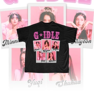 Gidle Collage Shirt Gidle Kpop Sweater Gidle Fan Merch Gidle Kpop Gift ...