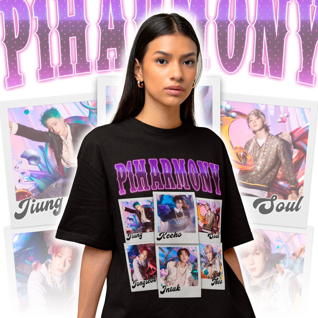 P1harmony Collage Shirt P1harmony Kpop Sweater P1harmony Kpop Merch ...