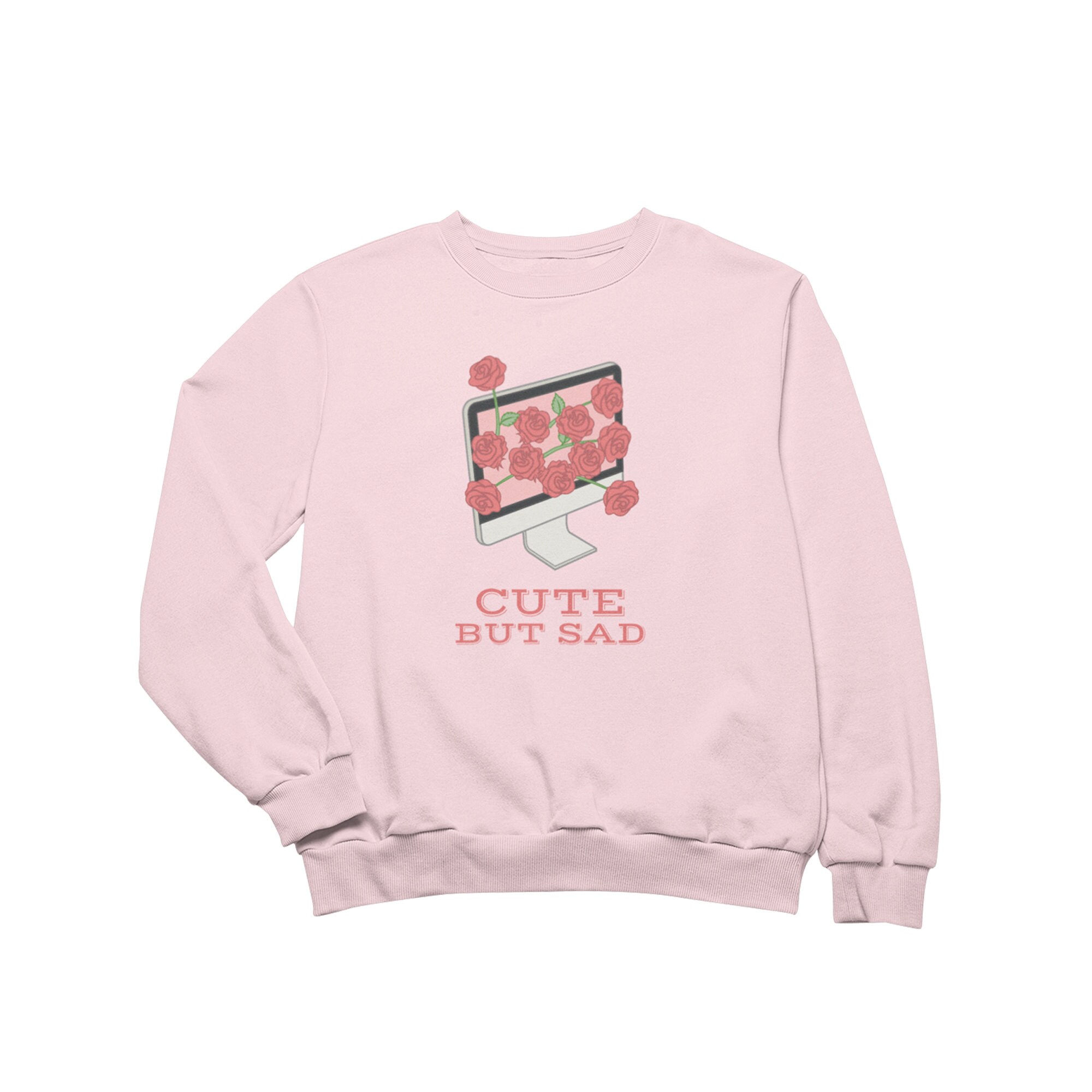 Cute but Sad Hoodie Kawaii Clothing Aesthetic Hoodie | Etsy