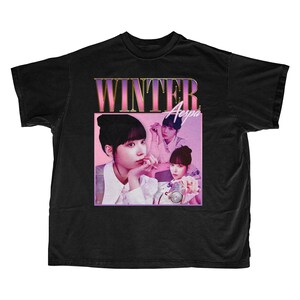 AESPA Winter Retro Bootleg Tee Kpop T-shirt Aespa Merch Kpop Merch ...