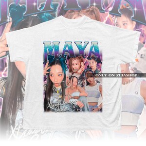 XG Maya Bootleg 90s Tee Xg Retro T-shirt Kpop Merch Kpop Shirt Jpop ...