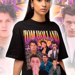 Tom Holland Retro 90s Shirt - Tom Holland Sweatshirt - Tom Holland Fan ...