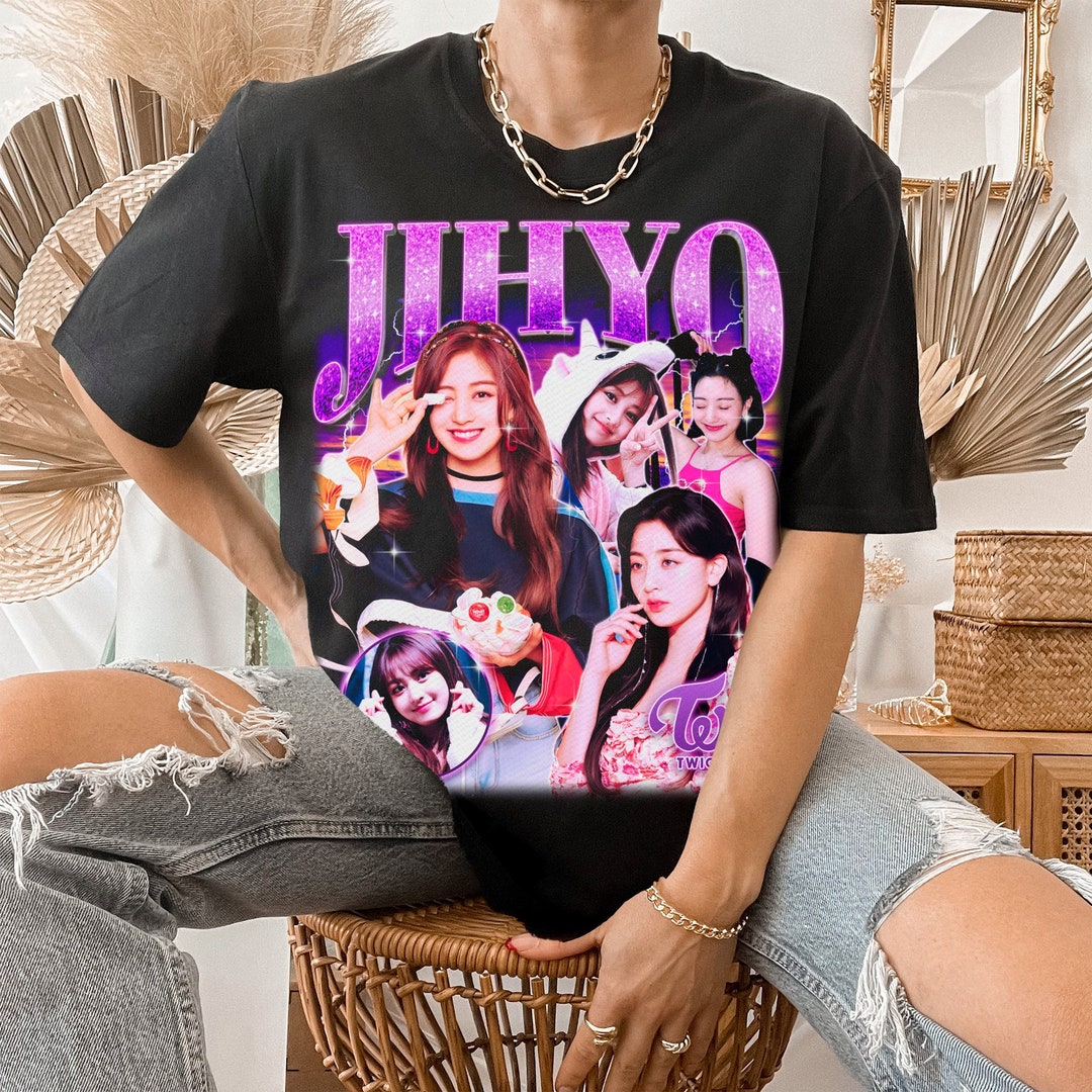 Twice Jihyo Retro Bootleg T-shirt Twice Shirt Kpop Shirt Kpop Merch ...