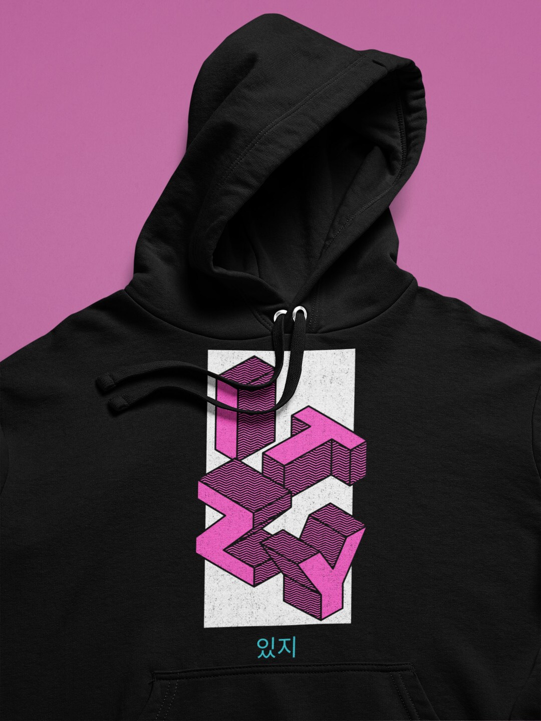 ITZY Hoodie Isometric Text Itzy Merch Midzy Kpop Hoodie - Etsy