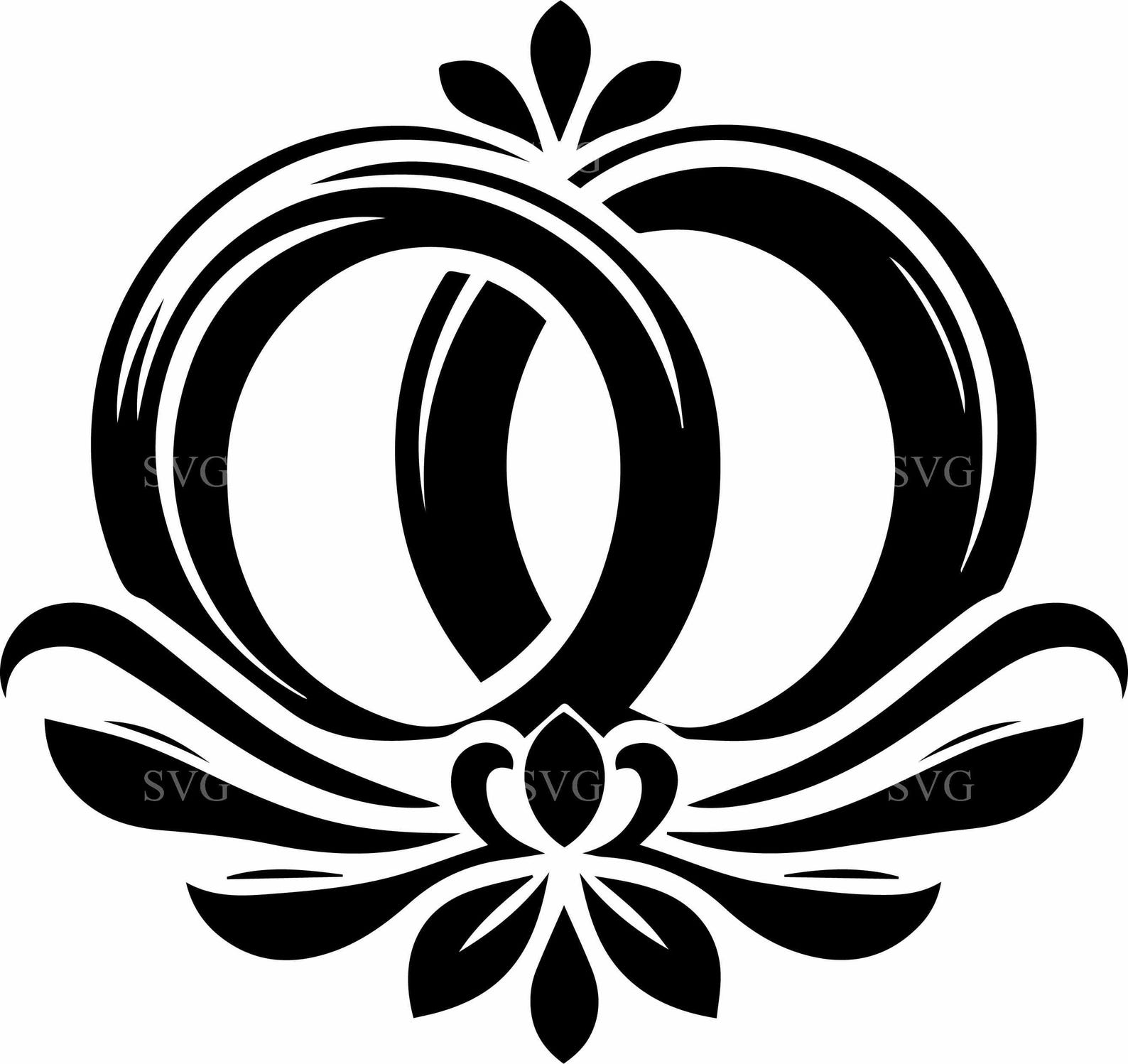 7 Wedding Rings SVG – Interlocking Rings Symbol Love Marriage ...