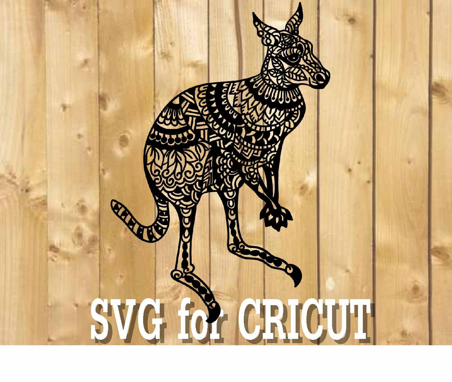 Buy Kangaroo Svg Mandala Zentangle Silhouette Cameo Eps Online in India ...