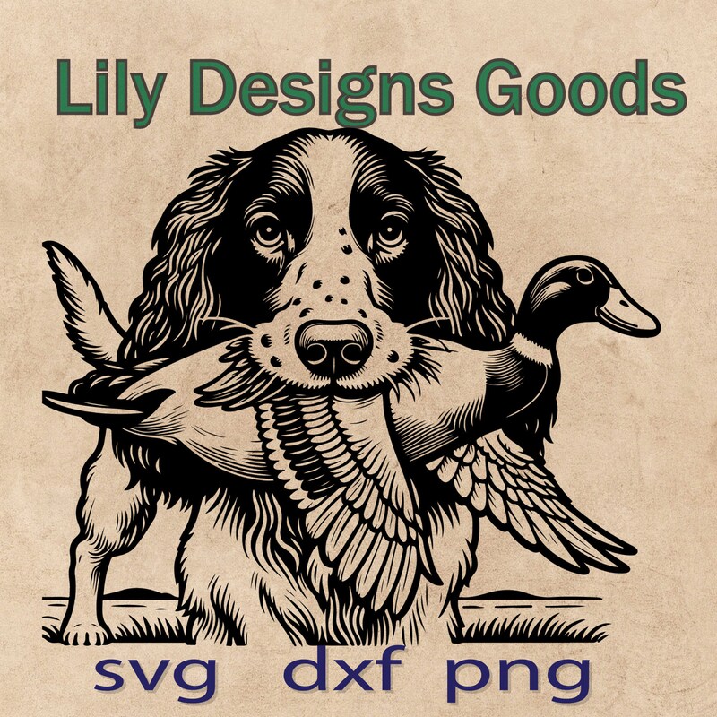 Spaniel Hunting - Etsy