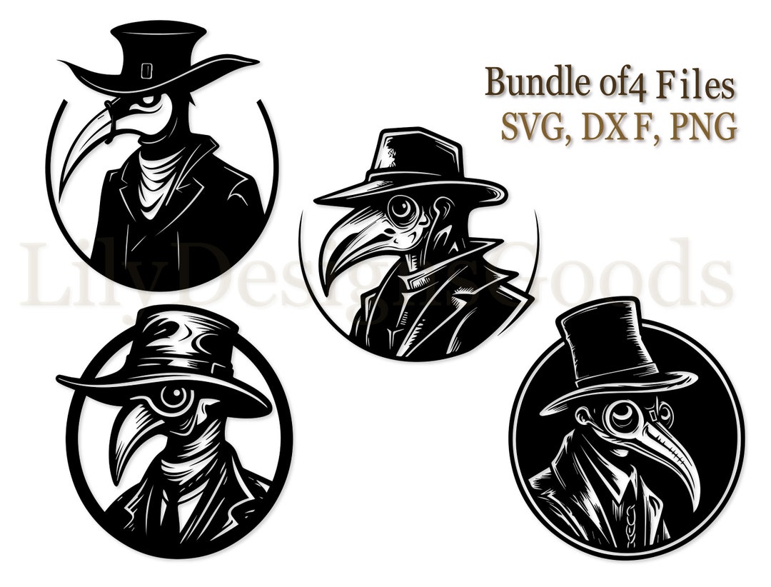 Plague Doctor Svg, Witch Doctor Svg, Plague Doctor Png ,bundle 4 SVG ...