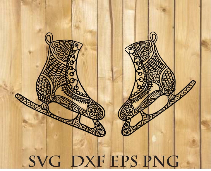 Ice Skate Svg Ice Skater Svg Ice Skating Clipart Ice | Etsy