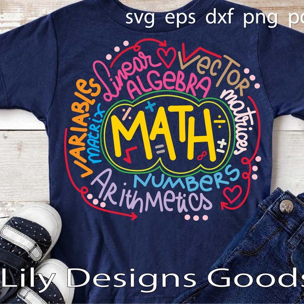 Math Svg - Etsy