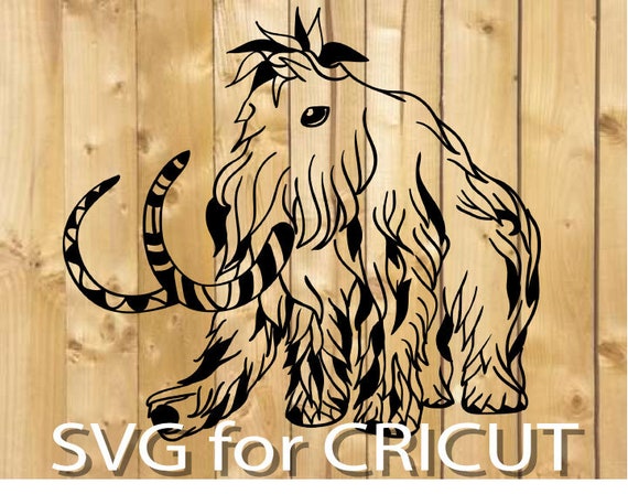 Mamut svg elefante svg mamut png animal de pelo largo svg | Etsy México