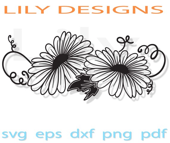 Daisy Outline Border