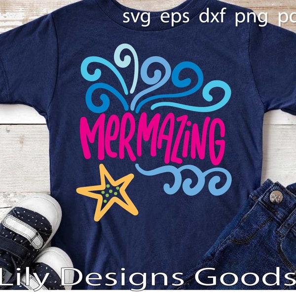 Be Mermazing Svg - Etsy