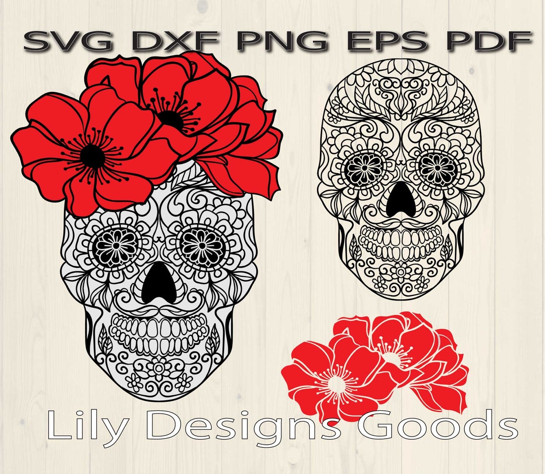 Sugar, Skull, Svg, Drawing, Woman, Rose, Tattoo, Zentangle, Halloween ...