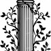 5 Ivy Wrapped Column Clipart – Greek Pillar SVG, Ancient Ruins Cut File ...