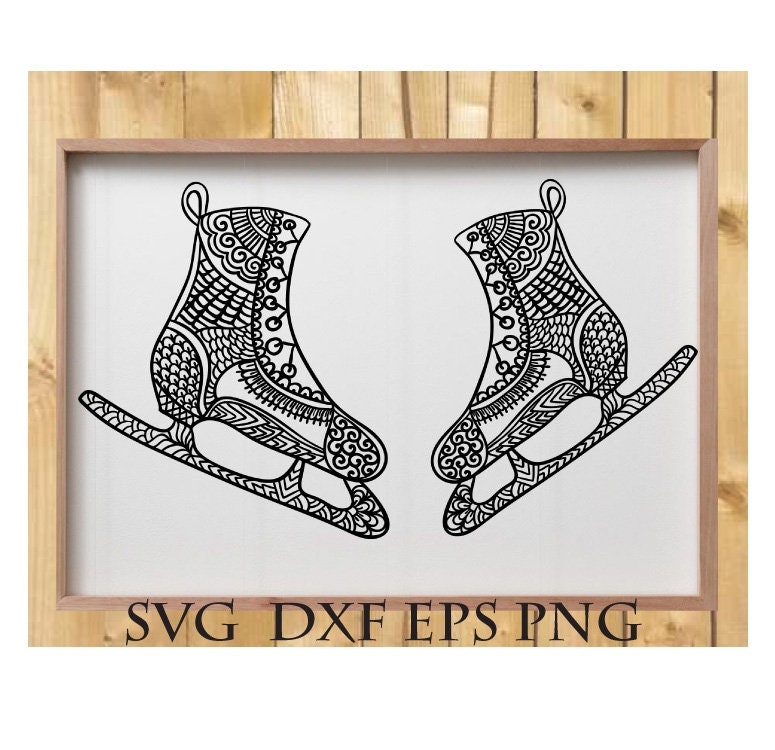 Ice Skate Svg Ice Skater Svg Ice Skating Clipart Ice | Etsy