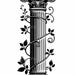 5 Ivy Wrapped Column Clipart – Greek Pillar SVG, Ancient Ruins Cut File ...
