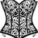 5 Corset SVG Cut File, Elegant Vintage Corset Design for Cricut and ...