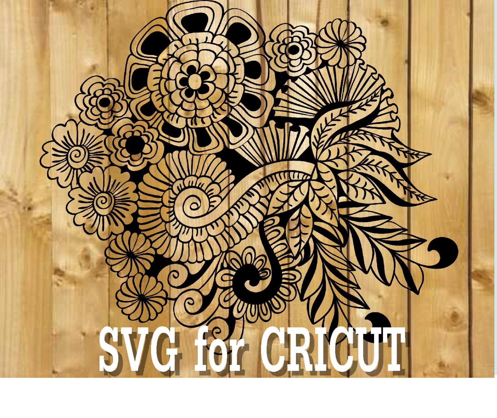 Doodle Flower Svg Hand Drawn Svg Flower Bouquet Svg Doodles - Etsy