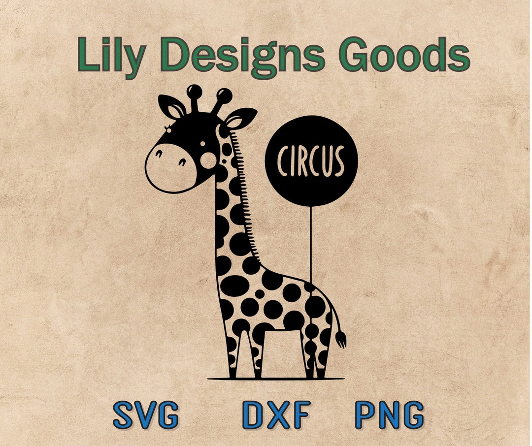 Jirafa svg, jirafa png, Baby Animals svg, PNG DXF Glowforge decoración ...
