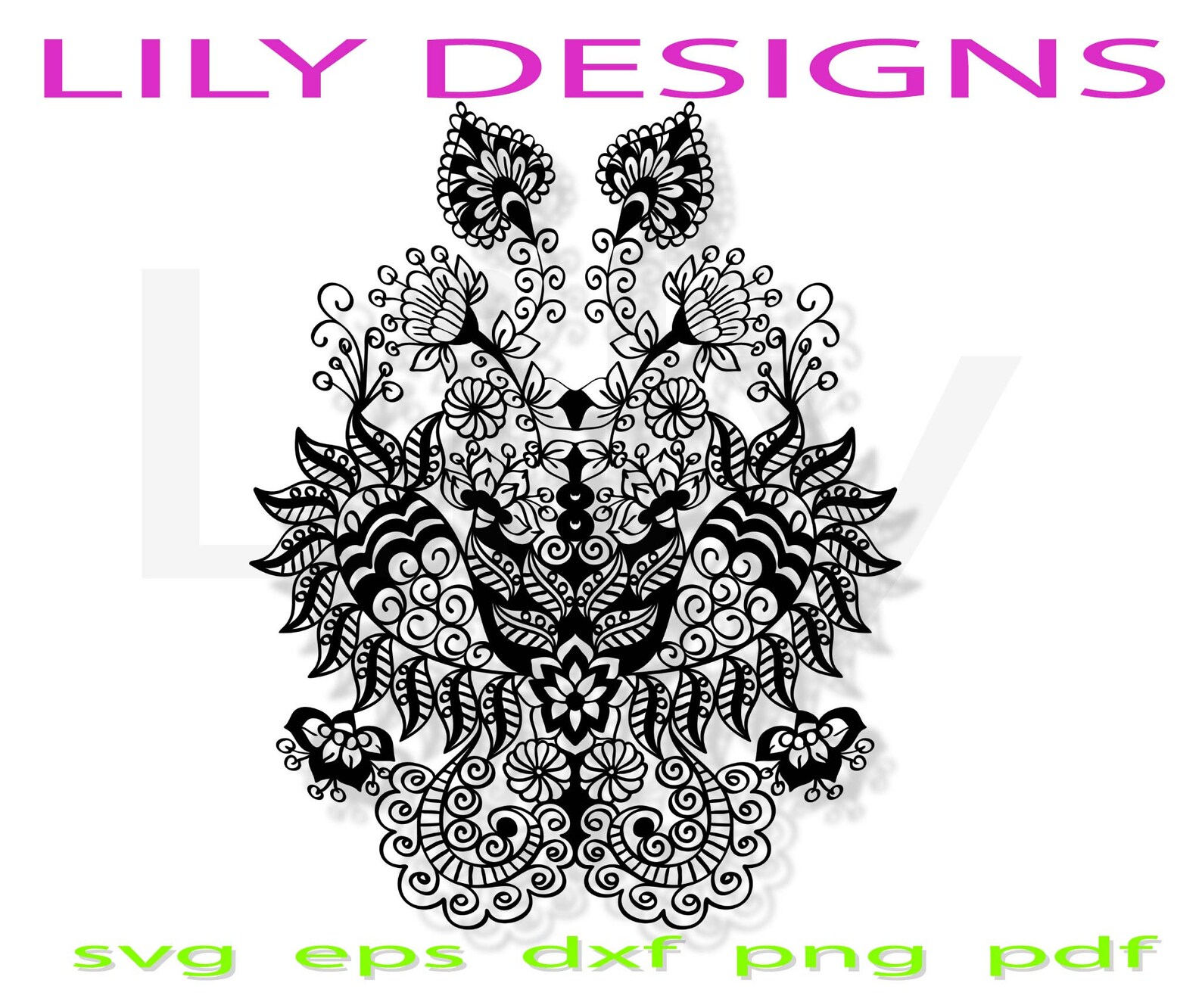 Country Folk Art Svg Flower Folkart Primitive Bird Rustic - Etsy