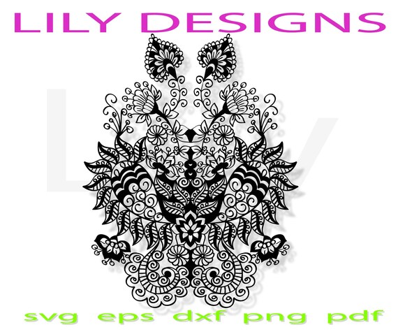 Country Folk Art Svg Flower Folkart Primitive Bird Rustic - Etsy