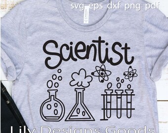 Science Svg Scientist Svg Teacher Gift Chemistry Clipart - Etsy