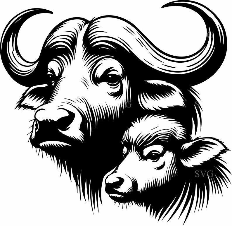 6 Cow and Calf SVG – Farm Animal Duo Cut Files - Etsy