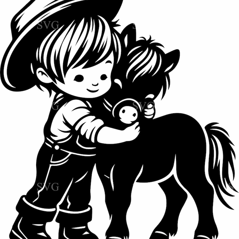 Pony Boy Art - Etsy