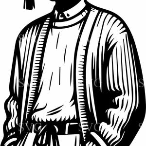 Graduation Boy SVG, 4 Stylish Graduate Silhouette Cut File, Class of ...
