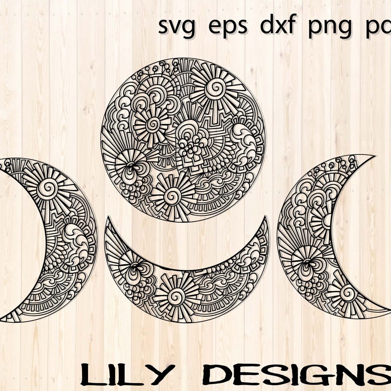 Moon Mandala - Etsy