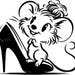 Adorable Mouse in High Heel Shoe SVG, 4 Cute Animal Clipart for Cricut ...