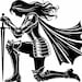 Kneeling Female Knight SVG 5 Cut File – Warrior Woman in Armor With ...