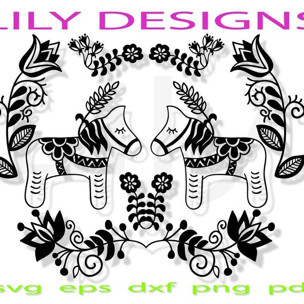 Folk Art Svg - Etsy