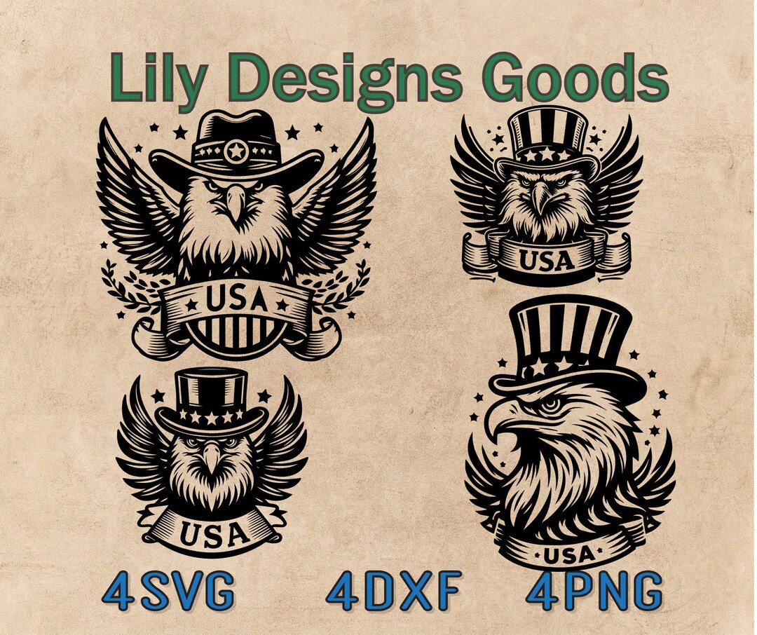 4 American Flag Svg, Patriotic Svg, Independence Day, 4th of July ...