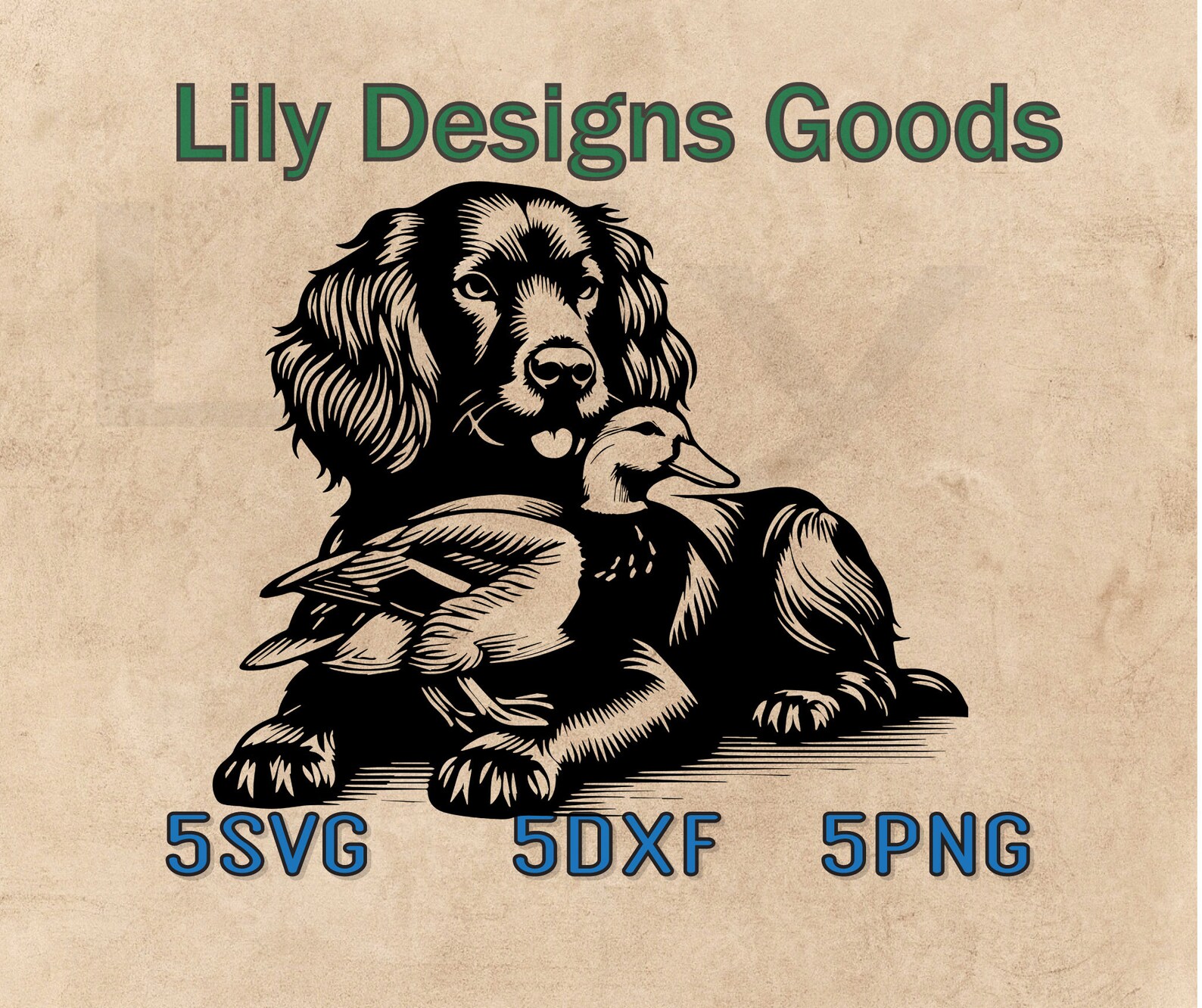 Hunting Dog With Duck SVG Cut File Bundle Perfect for Cricut ...