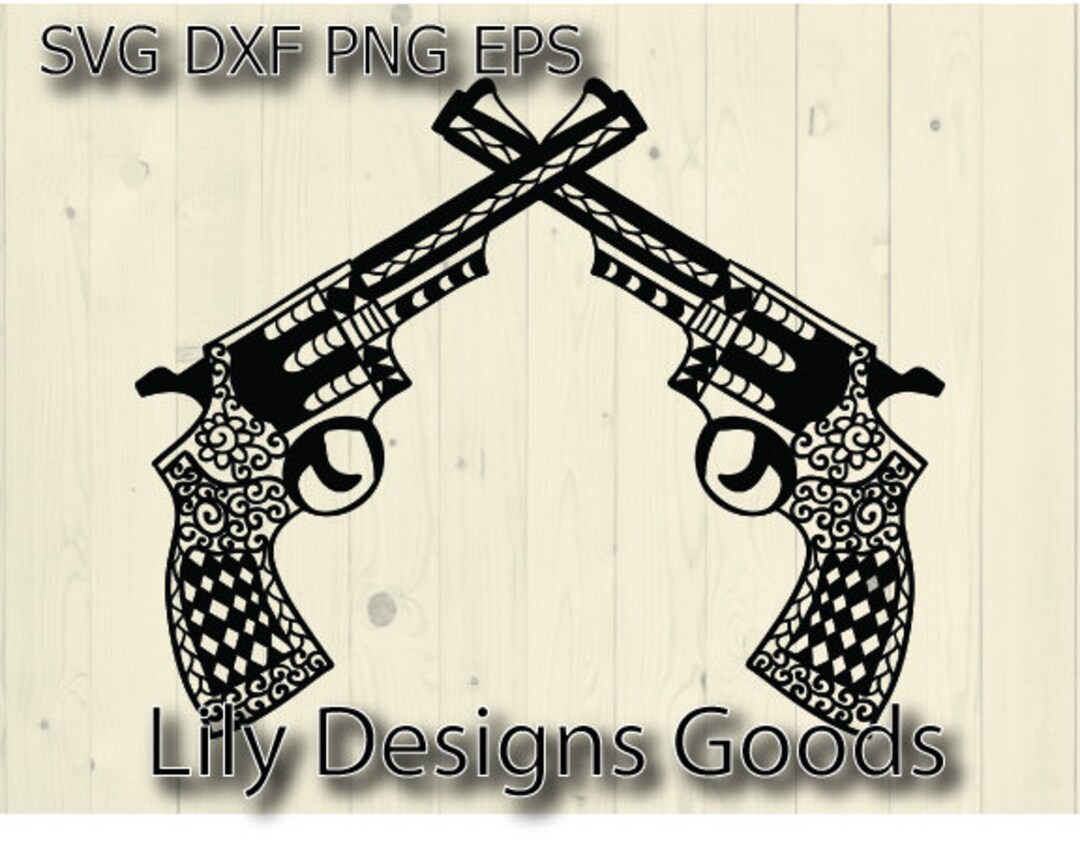 Pistol Svg, Gun Svg, Handgun Svg, Revolver Svg, Weapon Svg, Guns Svg ...
