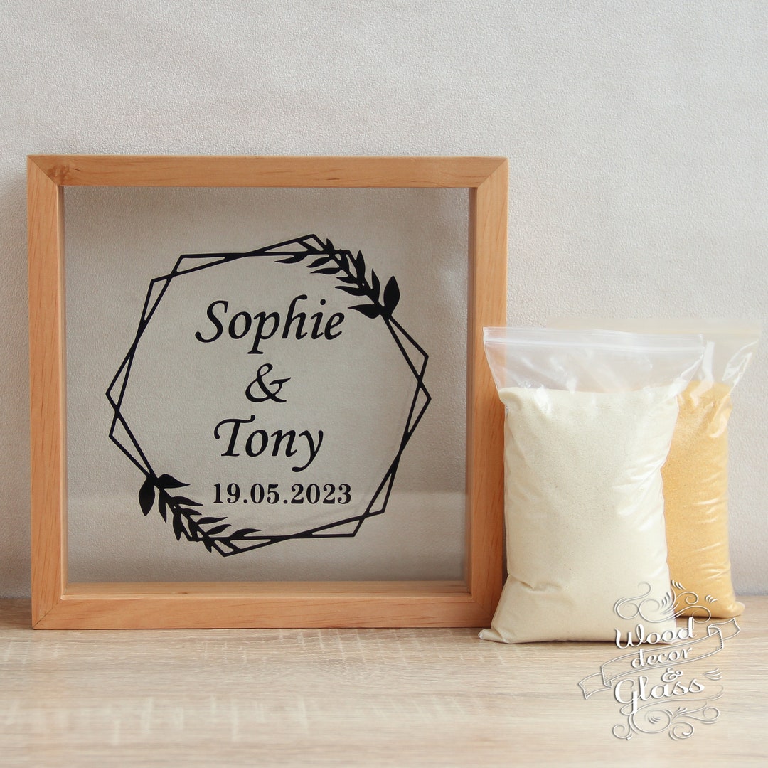 Sand Ceremony Set-personalized Wedding Sand Ceremony Frame-unity Sand Ceremony Set-personalized ...