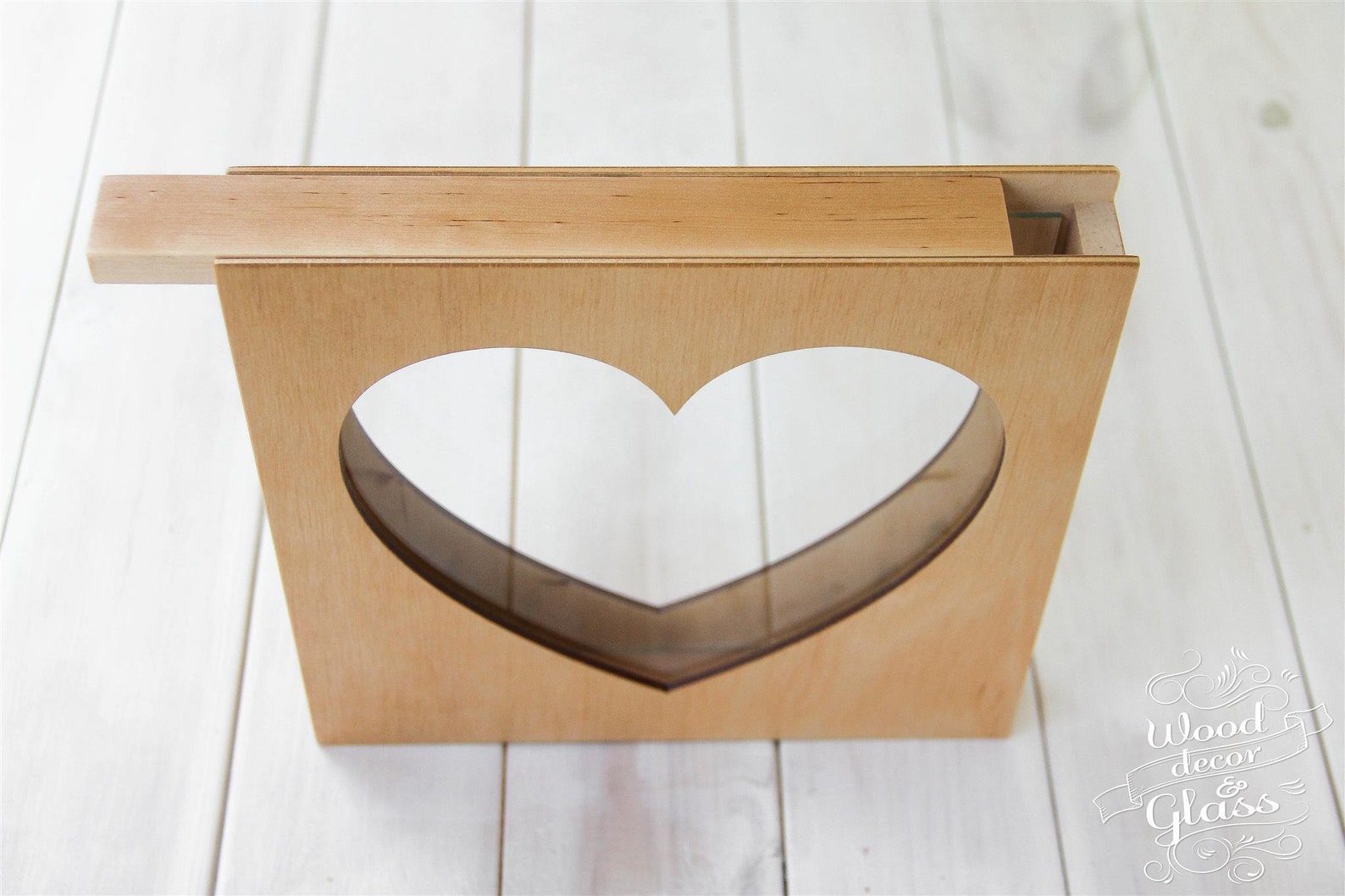 Wedding Sand Ceremony - Rustic Unity Sand Ceremony Frame - Rustic Heart ...