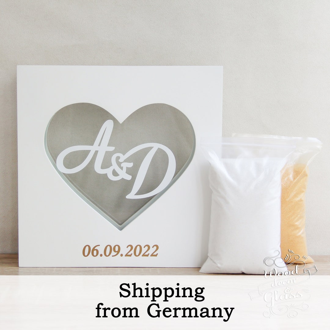 Personalized Wedding Sand Ceremony - Personalized Unity Sand Ceremony ...