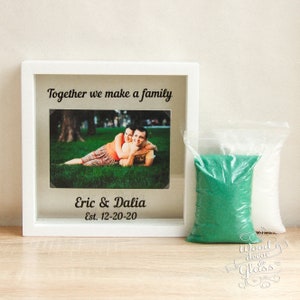 Wedding Sand Ceremony Photo Frame With Sand Unity Sand Ceremony With ...